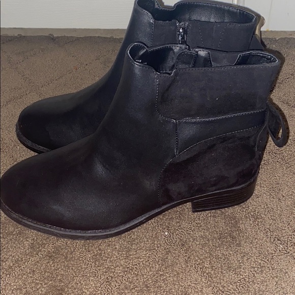 torrid | Shoes | Black Torrid Ankle Boots With Heels | Poshmark